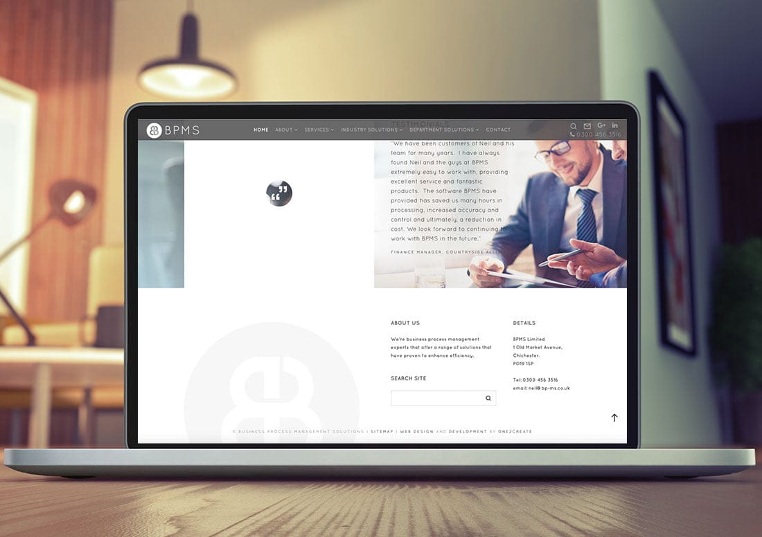 BPMS Website | One2create WPBakery